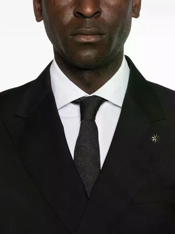 MANUEL RITZ Double-breasted Suit - Black
