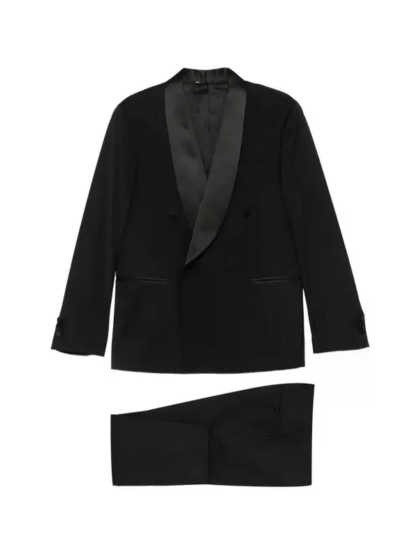 MANUEL RITZ Shawl-lapel Suit - Black