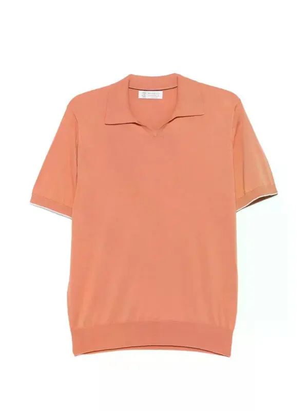 Brunello Cucinelli Short-sleeve T-shirt - Orange