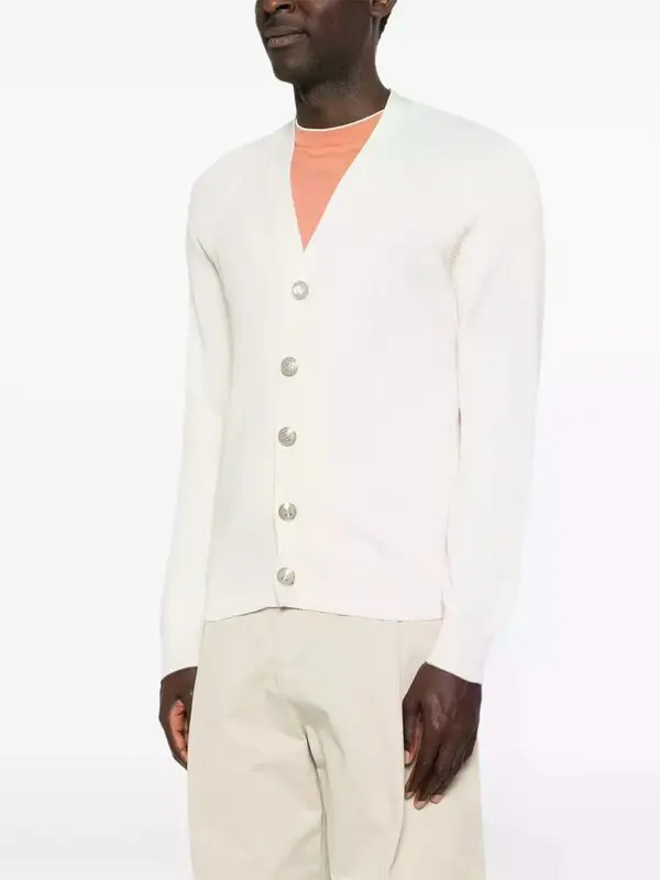 Brunello Cucinelli Ribbed Knit Button Cardigan