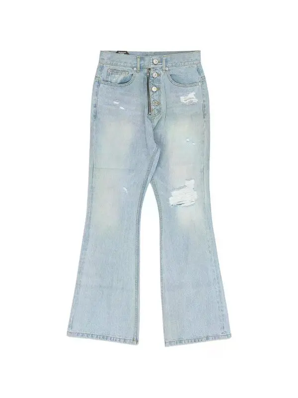 PROTOCOL INDEX Distressed Flared Jeans