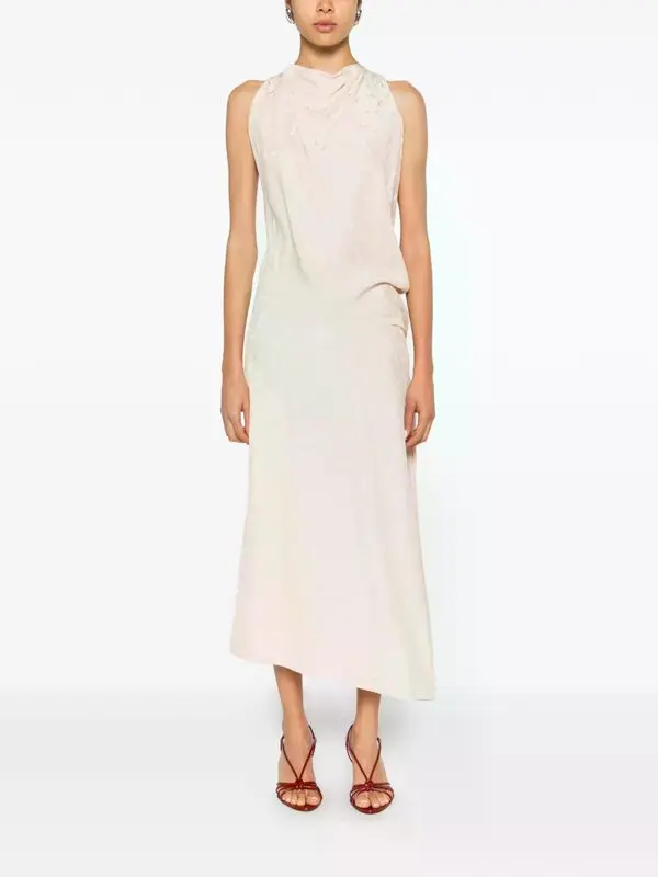 Victoria Beckham Posy Cowl-neck Maxi Dress