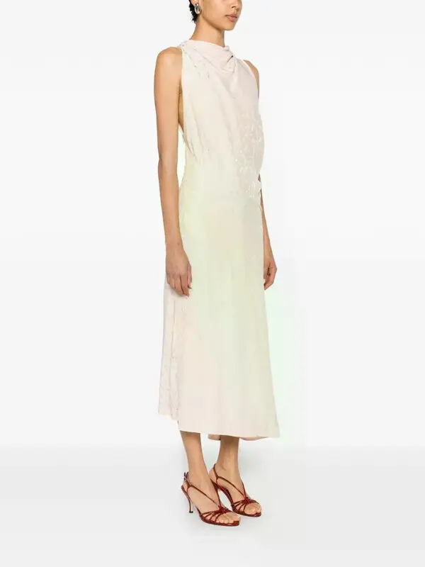 Victoria Beckham Posy Cowl-neck Maxi Dress