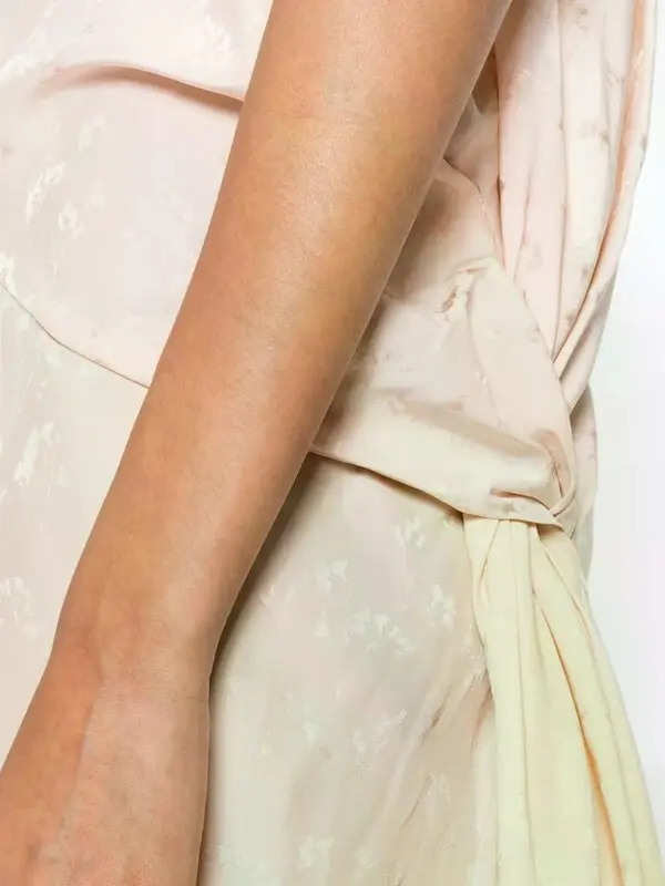 Victoria Beckham Posy Cowl-neck Maxi Dress