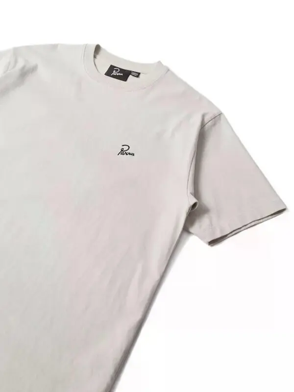 PARRA Logo Embroidery T-shirt - Neutrals