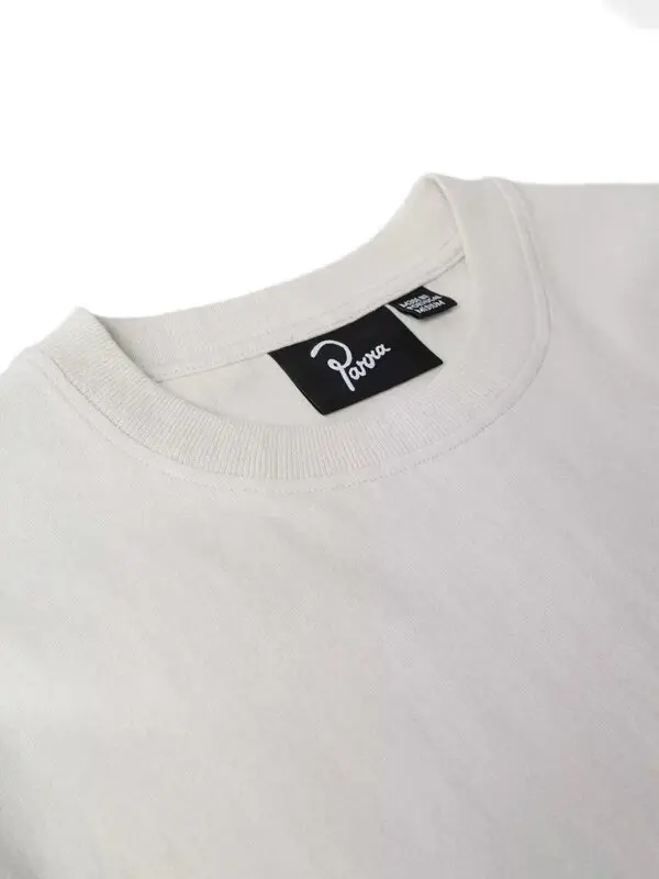 PARRA Logo Embroidery T-shirt - Neutrals