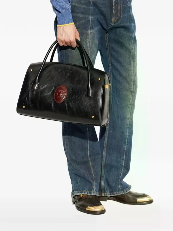Versace Small Boston Tote Bag