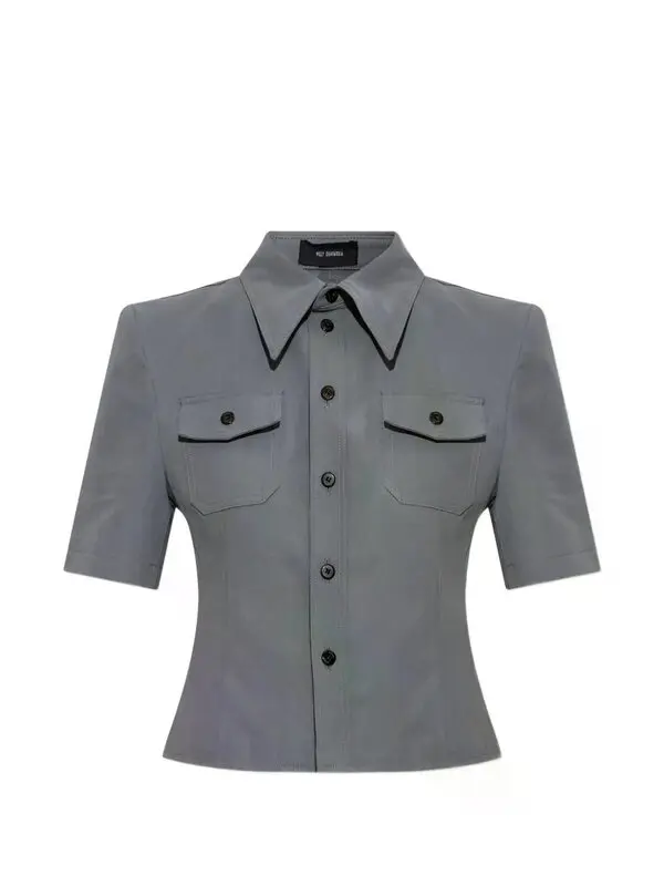 WILLY CHAVARRIA Chavela Button-up Shirt - Grey