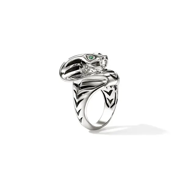 John Hardy Legends Cobra Ring - Sterling Silver