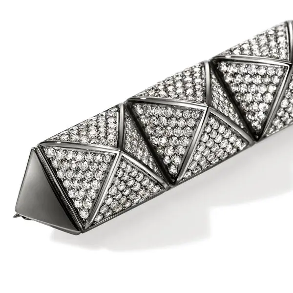 John Hardy Icon Stud Diamond Brooch