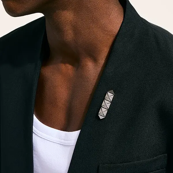 John Hardy Icon Stud Diamond Brooch