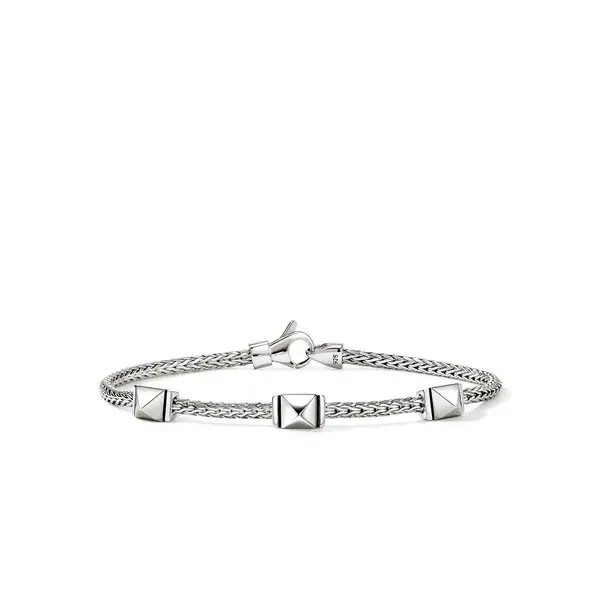 John Hardy Icon Stud Chain Bracelet 2.5mm - Sterling Silver