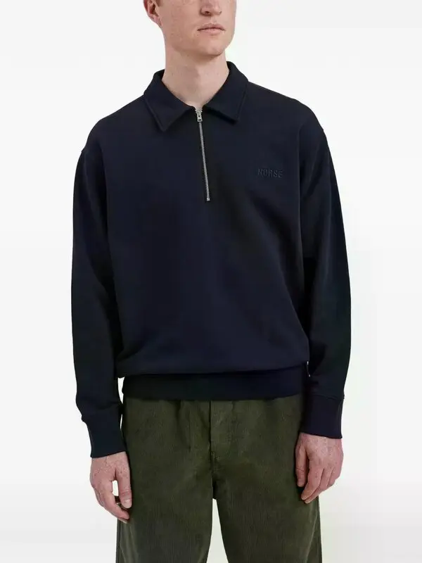 Norse Projects Standard Half-zip Cotton Sweatshirt