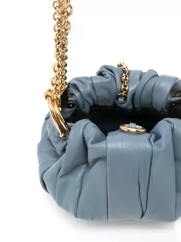 Chloé Plissé Shoulder Bag - Blue