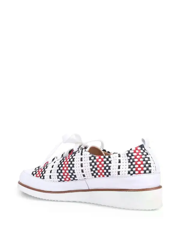 Ron White Nova Woven Lace-up Sneakers