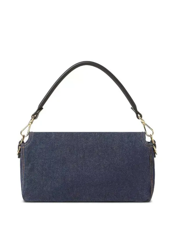 Fendi Baguette Reversible Denim Shoulder Bag