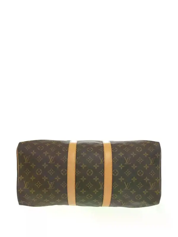 LOUIS VUITTON 1997 Monogram Keepall 45 Travel Bag - Brown