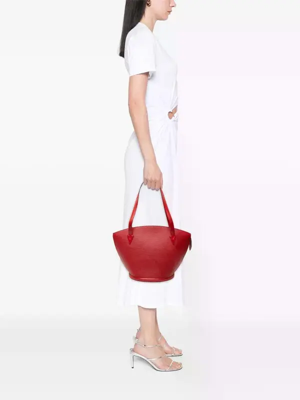 LOUIS VUITTON 1995 Epi Saint Jacques Gm Long Strap Shoulder Bag - Red