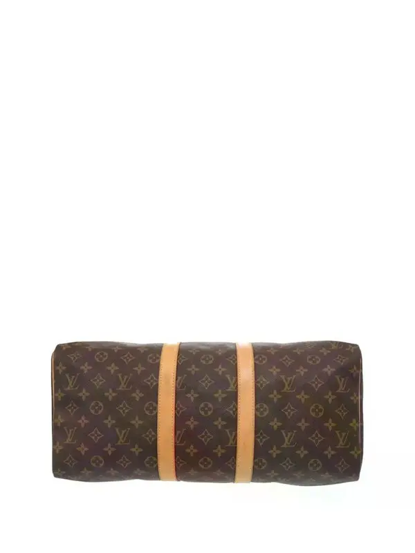 LOUIS VUITTON 1997 Monogram Keepall 45 Travel Bag - Brown