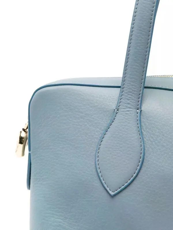 JOSEPH Top Handle Leather Shoulder Bag - Blue