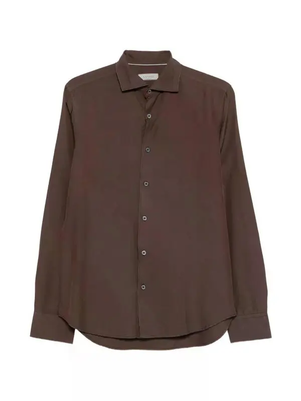 Canali Buttoned Shirt - Brown