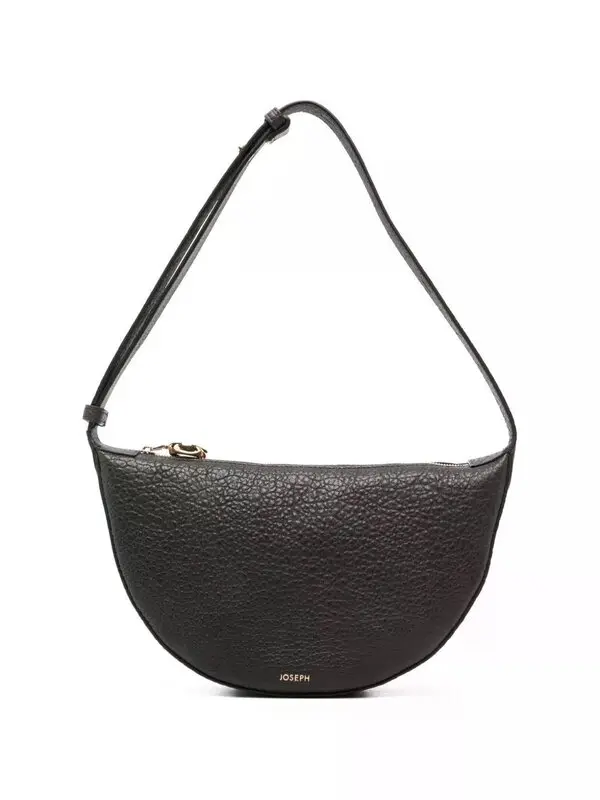 JOSEPH Pebbled Leather Shoulder Bag - Brown