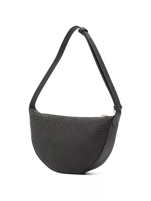 JOSEPH Pebbled Leather Shoulder Bag - Brown