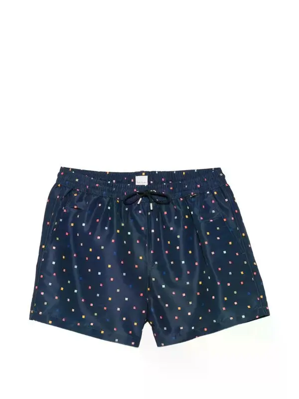 Paul Smith Printed Swim Shorts - Blue