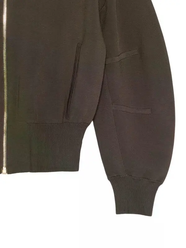 JOSEPH Sable Zip Knitted Jacket - Green