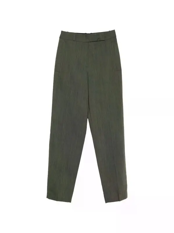 JOSEPH Wool Trousers - Green