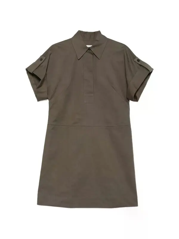 JOSEPH Ali Buttoned Mini Dress - Green