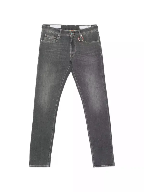 TRAMAROSSA Michelangelo Logo-patch Jeans - Grey