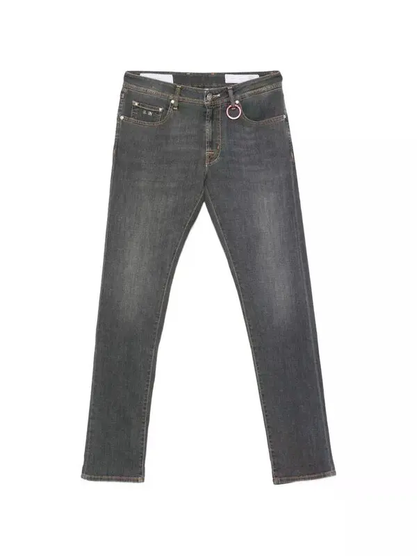 TRAMAROSSA Michelangelo Logo-patch Jeans - Grey