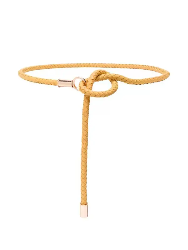 Gabriela Hearst Braided Leather Belt - Neutrals