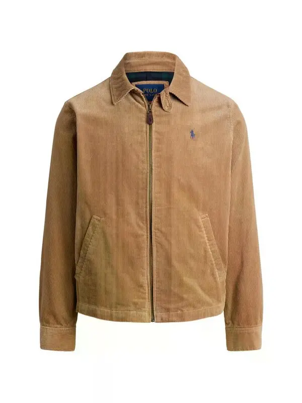 Polo Ralph Lauren Corduroy Zip-up Jacket - Neutrals