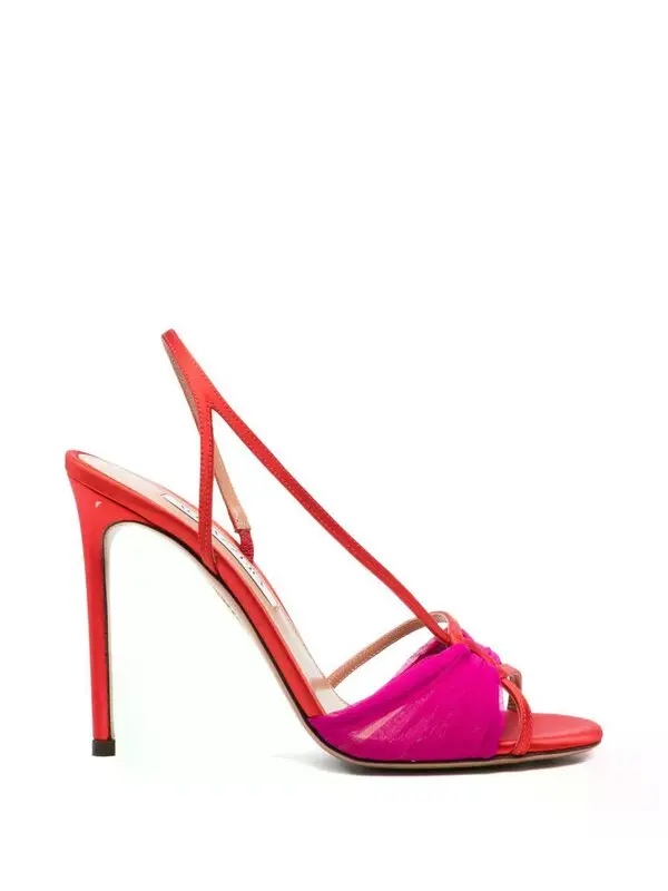 AQUAZZURA Sweet Whisper Strappy Sandals - Red