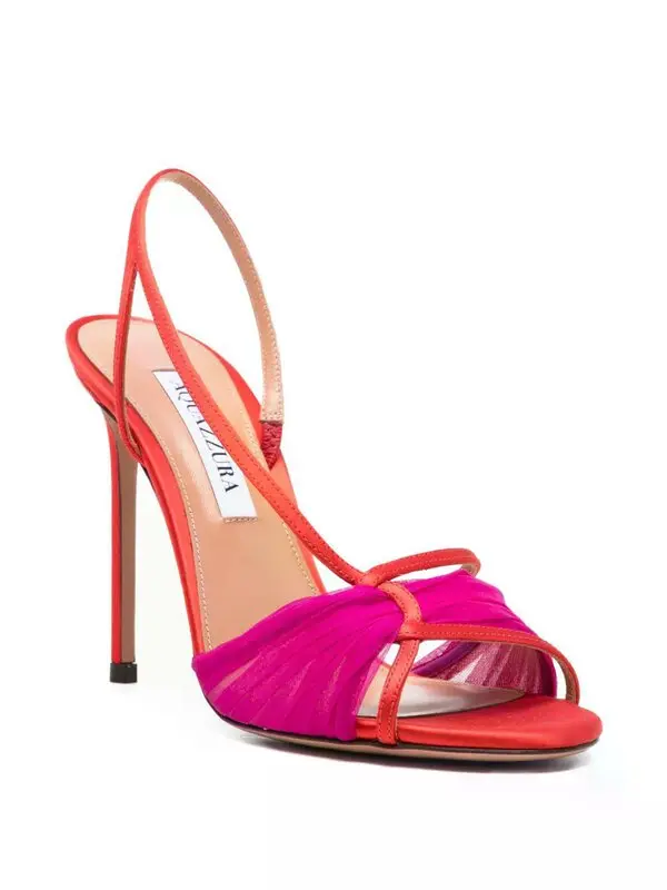 AQUAZZURA Sweet Whisper Strappy Sandals - Red