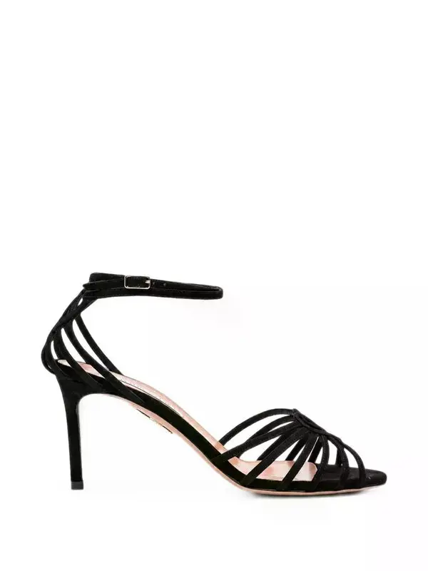 AQUAZZURA Strappy Heeled Sandals - Black