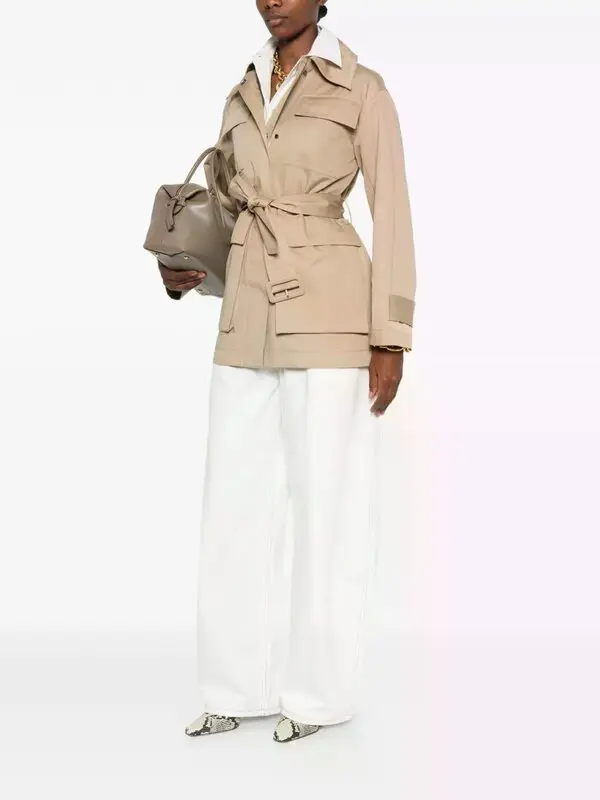 JOSEPH Shama Belted Coat - Neutrals