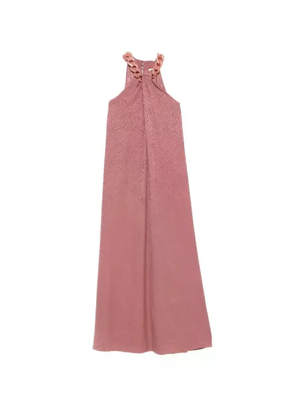 JOSEPH Parc Chain-detail Maxi Dress - Pink