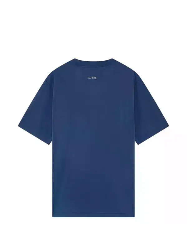 AUTRY Embroidered-logo T-shirt