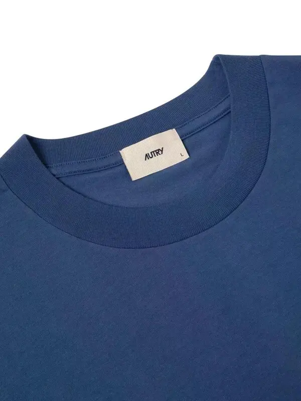 AUTRY Embroidered-logo T-shirt