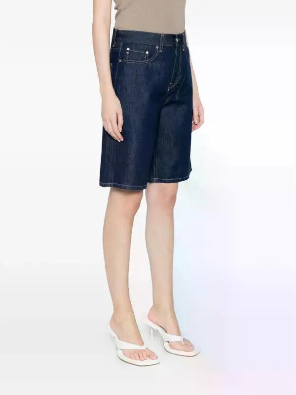 Ag Wide-leg Thalia Denim Shorts