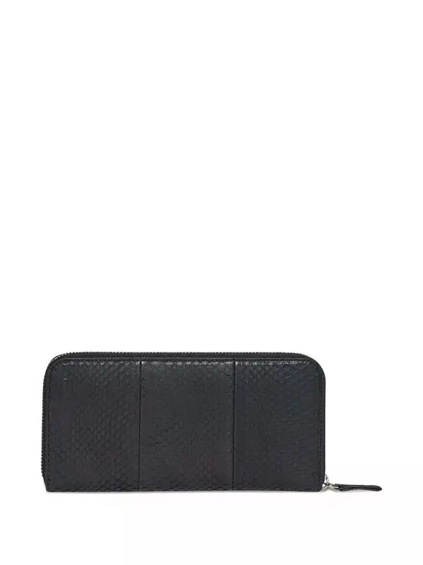 John Richmond Textured Zip Wallet