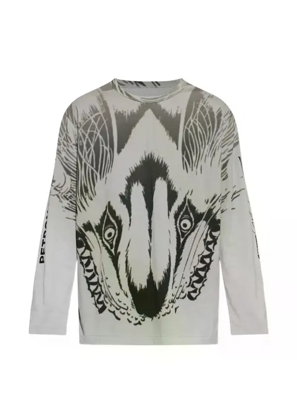 Y3 X Mercedes Wolf-print T-shirt
