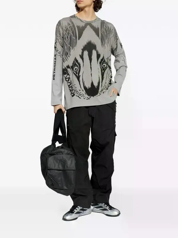 Y3 X Mercedes Wolf-print T-shirt