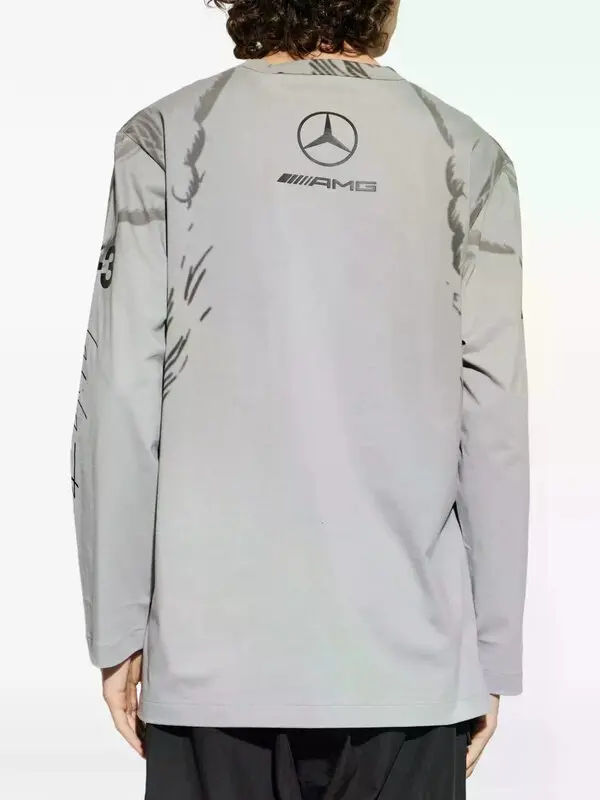 Y3 X Mercedes Wolf-print T-shirt