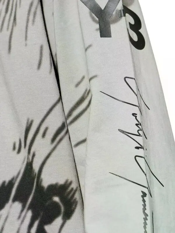 Y3 X Mercedes Wolf-print T-shirt
