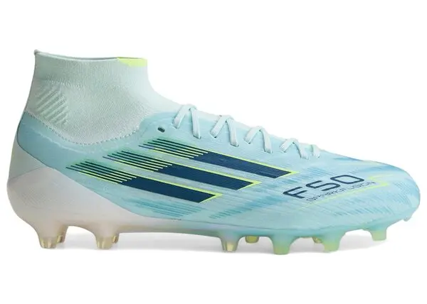 Adidas F50 Sparkfusion Elite Mid Cut Fg/ag - Almost Blue/dusky Petrol/hi