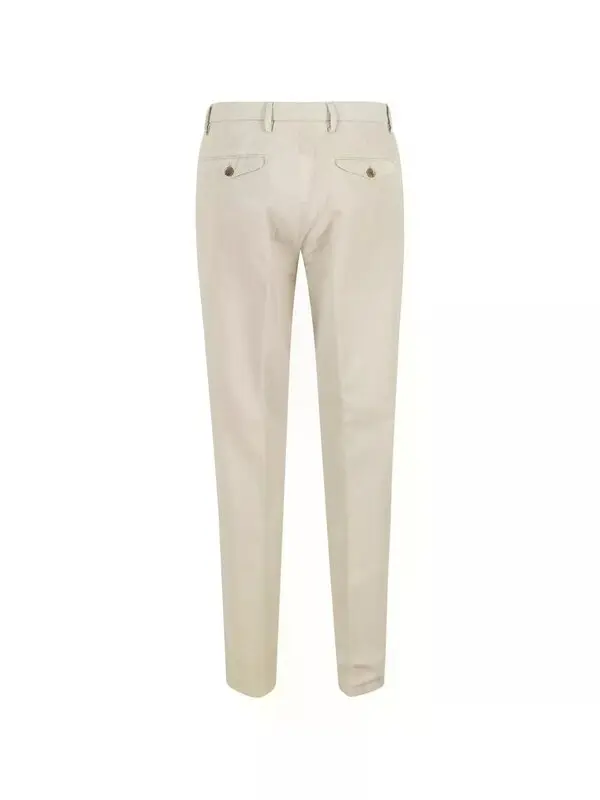 BRIGLIA 1949 Pleated Button Trousers - Neutrals